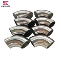 Quality Gr2 OD38mm OD57mm Welded Titanium Elbow For Chemical Industry for sale