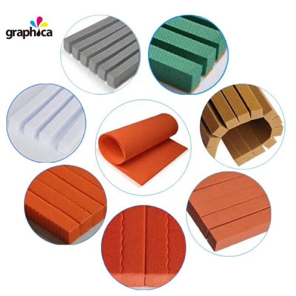 Quality Hardness 40-45 Degree Shore C Die-Making Process Open Cell Rubber for Cutting for sale