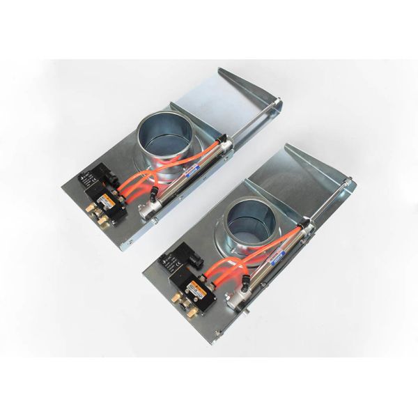 Quality Dust Extraction Automatic Blast Gates / Slide Damper For Ductwork for sale