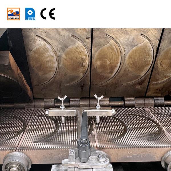 Quality High Capacity Deluxe Waffle Roll Production Line With 1200/Hour Production for sale