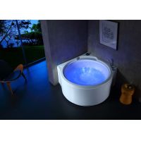 Quality Acrylic Whirlpool Corner Massage Bathtub With Circle Waterfall for sale