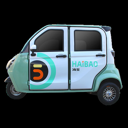 Quality 3 People Electric Passenger Tricycle Road Legal Enclosed Electric Trike for sale