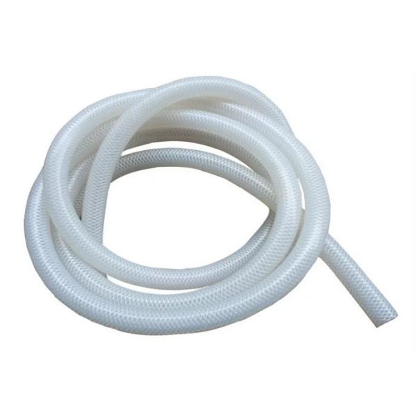 Quality Polyester Braid Silicone Rubber Tubing , Flexible Silicone Hose Food Grade for sale