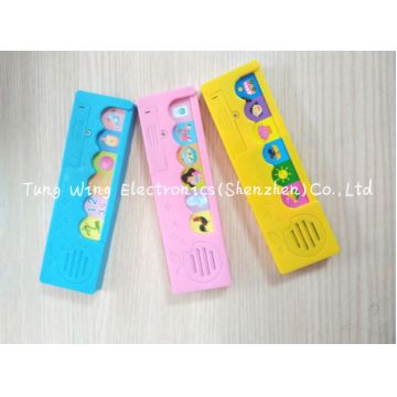 Quality Funny Monster 5 push button sound module With 2 LED for sound board books for sale