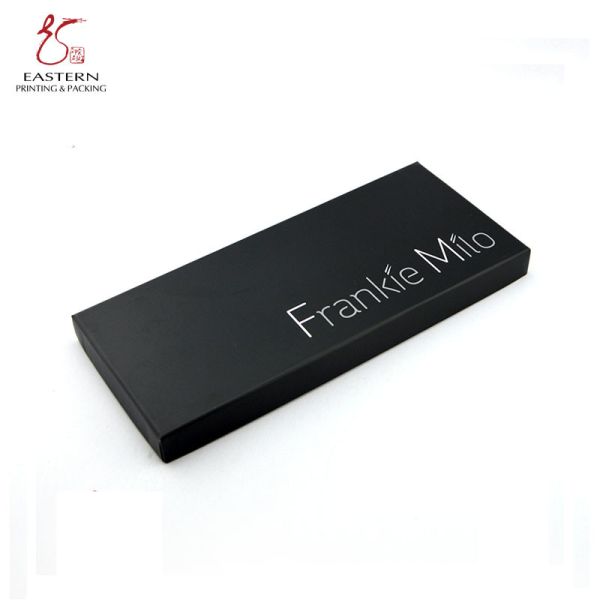 Quality Black Color 60mm Width Paperboard Packaging Box With Lid And Base for sale
