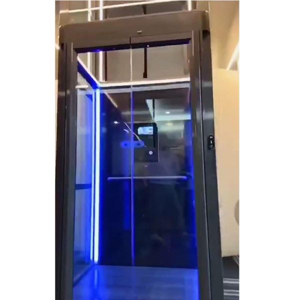 Quality 15M Travel Heavy Duty Compact Residential Elevators Home With Enhanced Microcomputer Control for sale