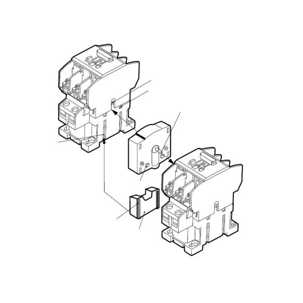 Quality 2NO+2NC Machine Interlock Reversing Contactor 32A 40A 3 Pole Contactor AC/DC GMC for sale