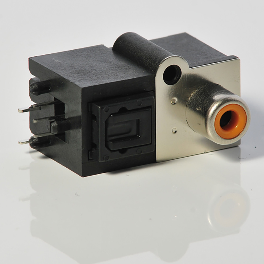 Quality AV-GQR05B 25Mbps 3-5V Toslink Optical Receiver With RCA Coaxial SPDIF Socket For for sale