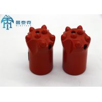 Quality Red 40mm Drill Tapered Button Bit Carbon Steel Hard Rock Mining for sale