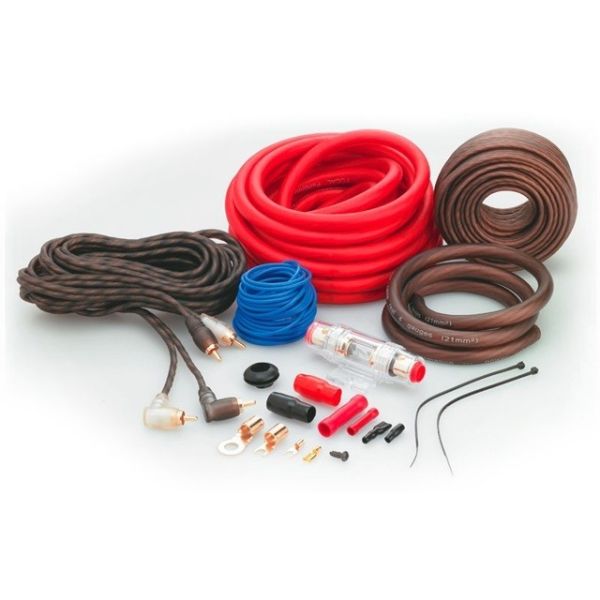 Quality 4awg Amp Installation Cable Kit 2500W Car Audio Cables Kit with Bare Copper for sale