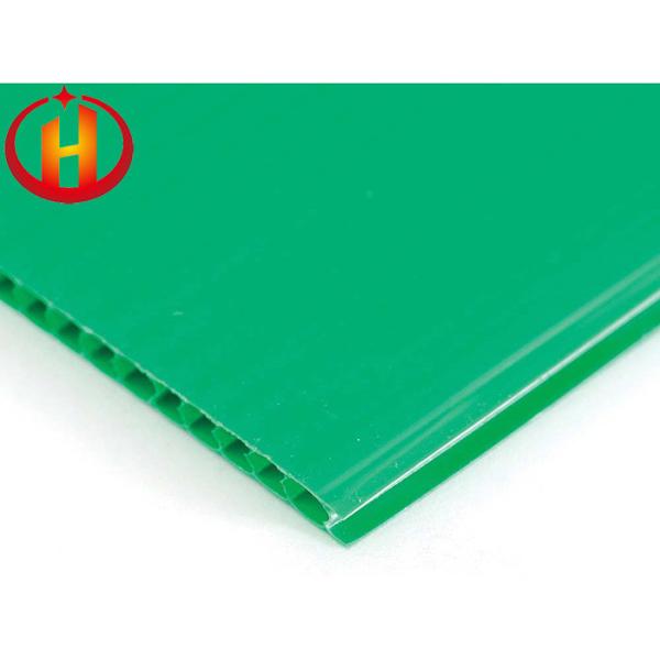 Quality Green Color Eco Friendly PP Coroplast Sheets Anti Static ESD for sale