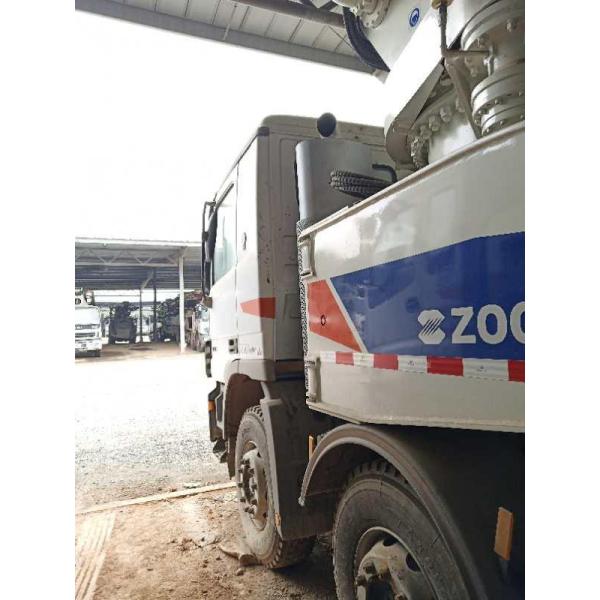Quality 52m Actros 4141 Chassis Concrete Boom Truck , Concrete Construction Equipment for sale