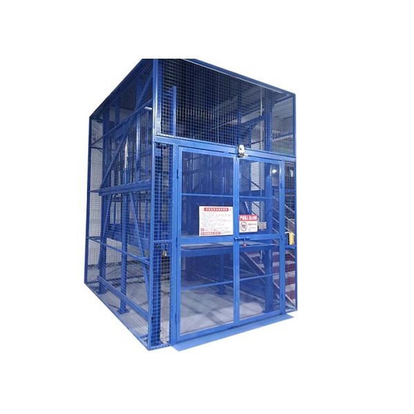 Quality 5T Electric Small Goods Elevator Guide Rail Warehouse Freight Elevator for sale