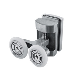Quality Lightweight 6-8mm Sliding Glass Door Rollers OEM For Curved Shower Door for sale