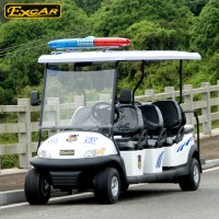 Quality EXCAR 48V 4 Seats Electric Patrol Car Electric Patrol Vehicle Customized Logo for sale
