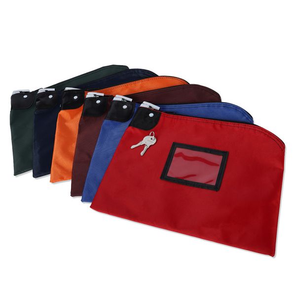 Quality LAMINATED NYLON LOCKING DEPOSIT BAGS - 12W X 9H - READY TO SHIP for sale