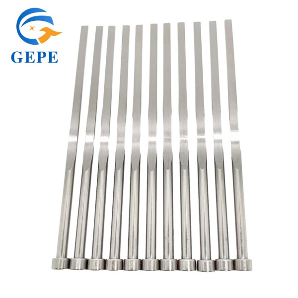Quality SKD61/H13 Straight Flat Thimble Wear Resistant High Precision Stepped Pin for sale