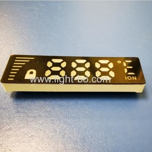 Quality Ultra Thin Customized White Color 7 Segment LED Display Common Anode For for sale