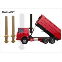 China Single Acting Hydraulic Cylinder Long Stroke , Dump Truck Hydraulic Ram factory