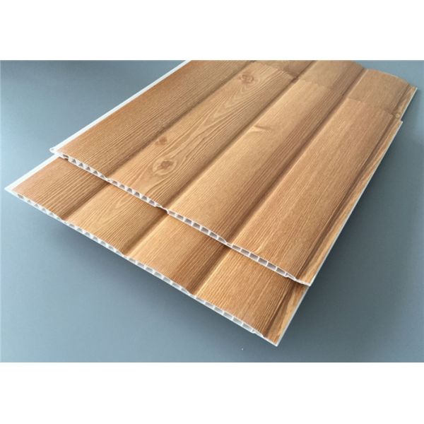 Quality Fireproof Pvc Wall Panels Lightweight With Four Circular Arc 8.5 Mm Thickness for sale