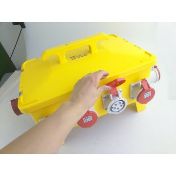 Quality 36 Pole Temporary Power Box , IP66 Weather Proof Generator Distribution Box for sale