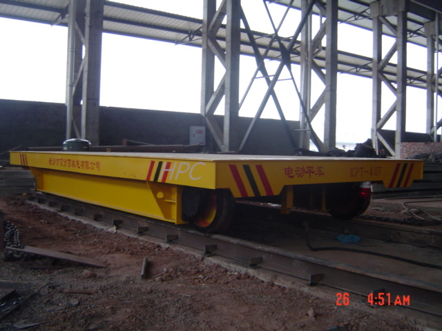 industrial rail flat trolley for painting room