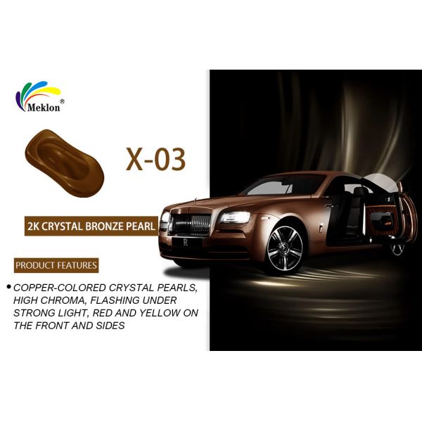 Quality HS 1K Crystal Bronze Auto Paint: High Application & Raw Materials for Car Body for sale