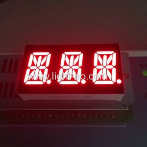 Quality Triple Digit 14 Segment LED Display Common Cathode Red For Instrument Panel for sale