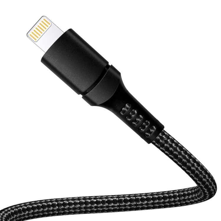 Quality 1m Lighting To Usb Cable Fast Charging Data Cable Nylon Braided for sale