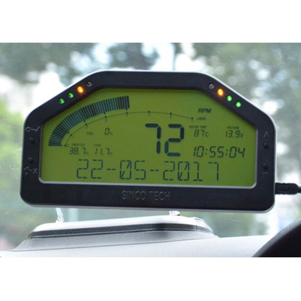 Quality Autometer Electric Gauges , Digital Speedometer Gauge LCD Display For OBDII Car for sale