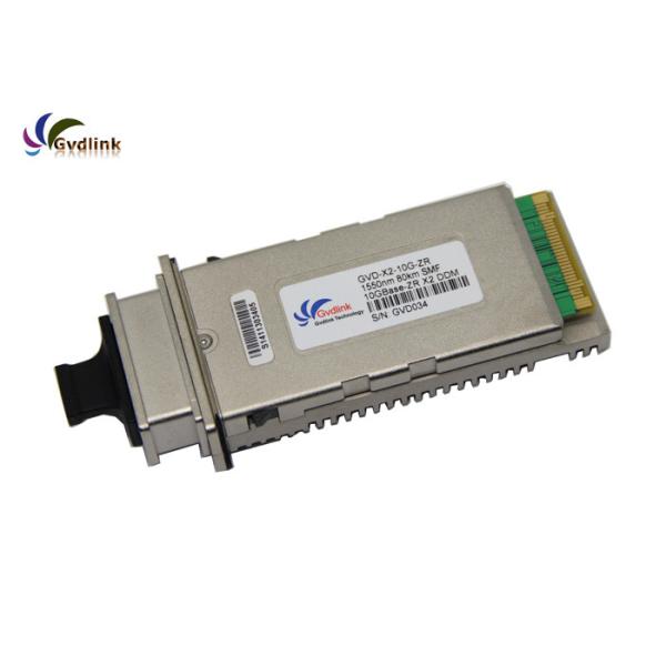 Quality X2-10GB-ZR Compatible 1550nm 80km X2 DDM Transceiver for sale