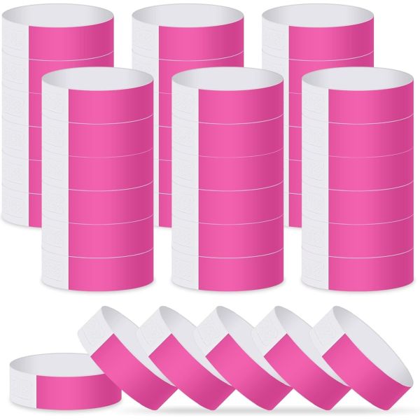 Quality Custom Disposable Tyvek Bracelet Wristbands with Printed RFID Sticker Label for sale