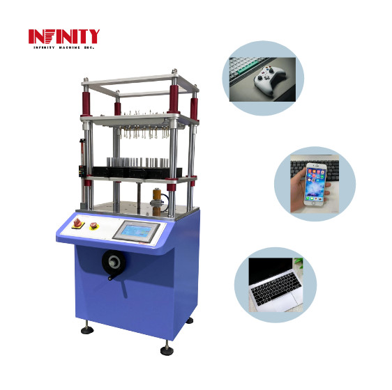 Quality High Precision High-speed Button Testing Machine for Computer Keyboard Test for sale