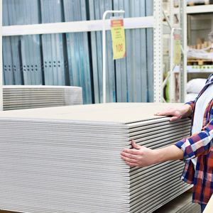 Quality 12mm Gypsum Plaster Boards Sound Absorption Environmentally Friendly for sale