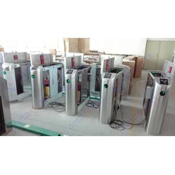 Quality Entry Exit Half Height Rfid Access Control Turnstiles for Office University for sale