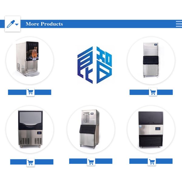 Quality 68kg Yield 24 Hours LZ-150 Solid Cylindrical Ice Machine 580*550*920mm for sale