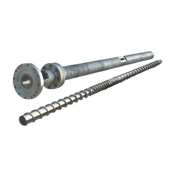 Quality SKD61 Bimetallic Screw For Plastic Extruder And Rubber Machine for sale