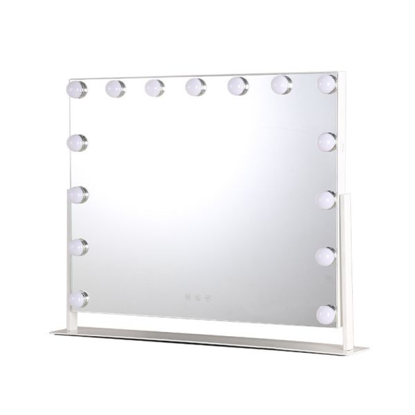 Quality Square Illuminated Vanity Mirrors Rechargeable Makeup Mirror for sale