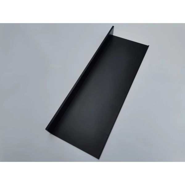 Quality Black LED Light L Shape Aluminum Shelf Display Shelf with and Customers' for sale