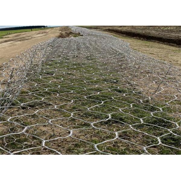 Quality Galfan Gabion box Double Twisted Stone Baskets For Retaining Walls for sale