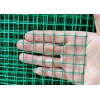Quality 0.5in Green PVC Coated Welded Wire Mesh 0.9m Width Heavy Duty Garden Wire Fencing for sale