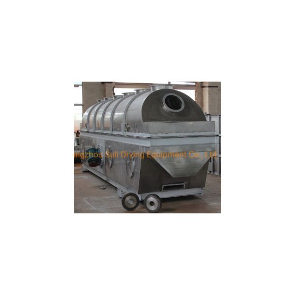 Quality 0.3m-1.2m Width Vibrating Fluidized Bed Dryer For Choline Chloride for sale