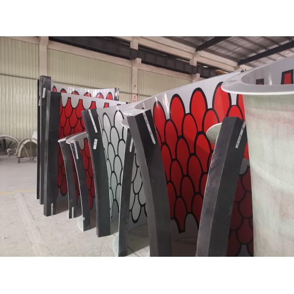Quality 3-Person Capacity Fiberglass Big Water Slide 15m Height 1 Year Warranty for sale