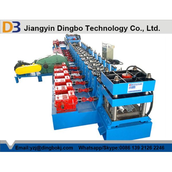 Quality Guard Rail Panel Roll Forming Machinery with Hydraulic Pressure 10 - 12 Mpa for sale