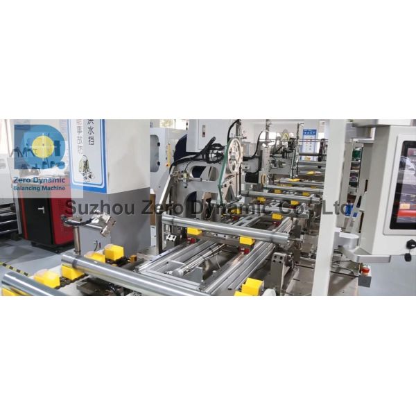 Quality Treadmill Roller Balancing Machine with Conveying Line, Welding Balance for sale