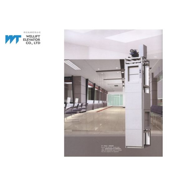 Quality Safe Reliable Dumbwaiter Elevator PLC Control With 90 Degrees Turning Angle for sale