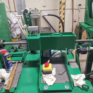 Quality DELLOK Carbon Stainless Steel Aluminium Extruded Tube Finning Machine for sale
