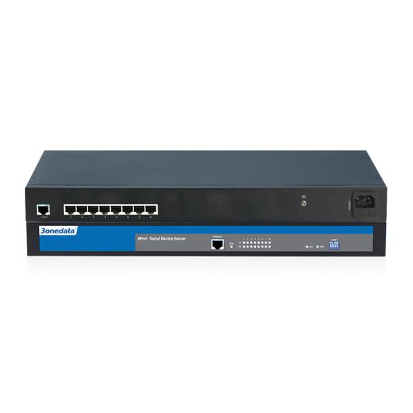 Quality Rack Mounting 8 Port Serial Device Server 85~265VAC Input Power 3 Years Warranty for sale