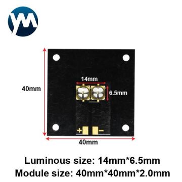 Quality UV LED Module 20W UV LED Curing LED Module Light Quartz Lens Lamp Beads for sale