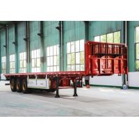 Quality Multi Axle Low Bed Semi Trailer 60 80 100 Tons Lowboy Truck Semi Trailer High for sale